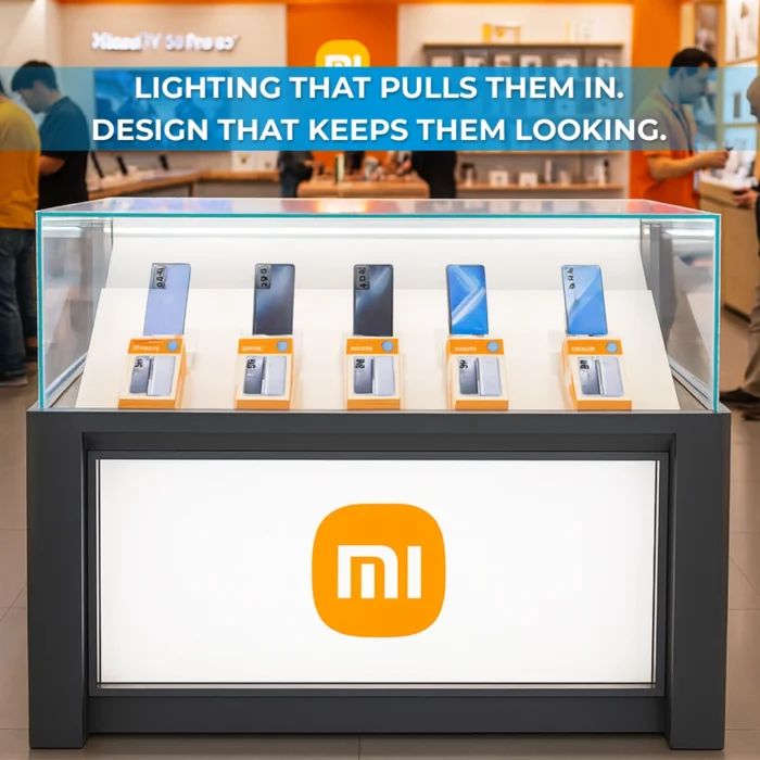 Xiaomi Modern Showcase with Integrated LED Lightbox - CERES DISPLAY ...