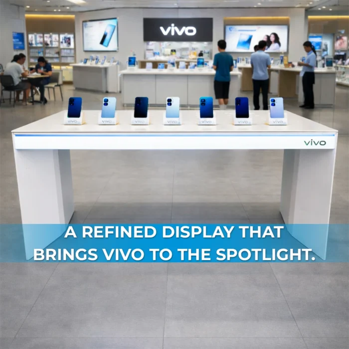 Vivo LED Retail Display Table – Powerful Premium Desk